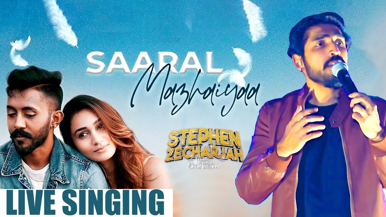 Saaral Mazhaiyaa...🎵 ft.Stephen Zechariah ️ | Live Concert🎶 - YouTube