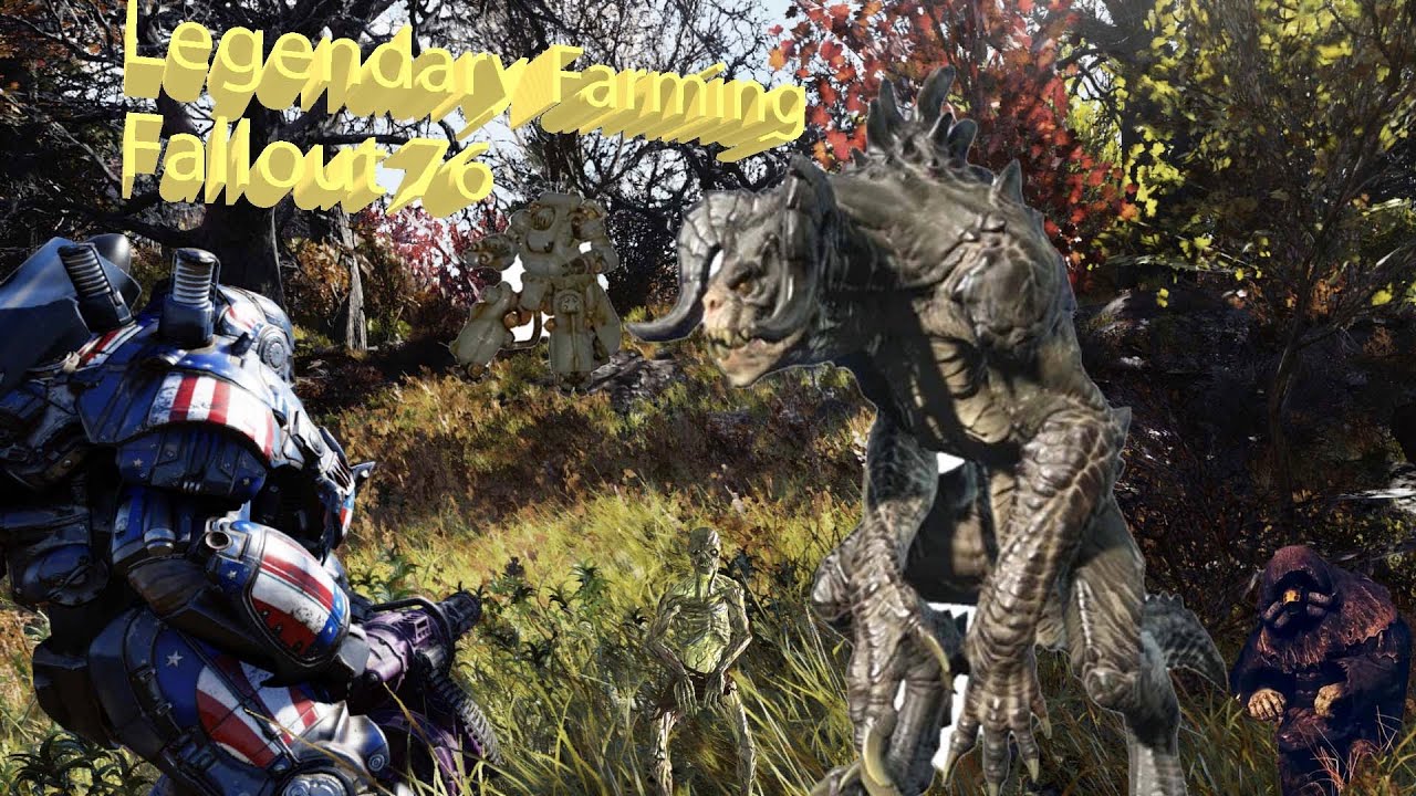 FALLOUT 76 EASIEST LEGENDARY FARM EVER!!!!! - YouTube