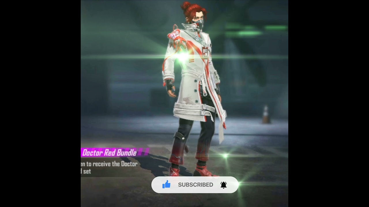 Doctor Red Bundle ! Free Fire New Bundle - YouTube