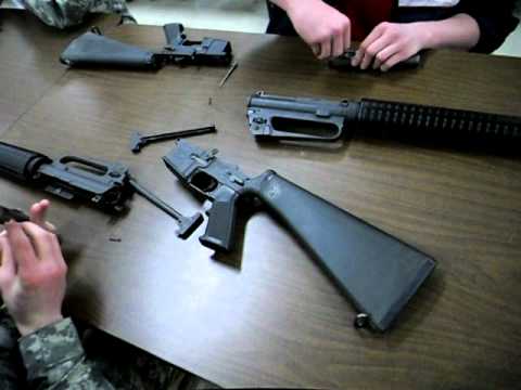m16 assembling competition - YouTube