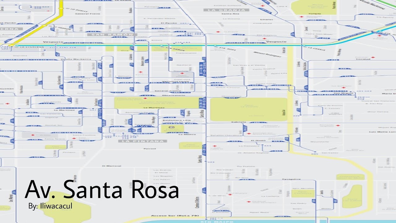 PBSU/Especial +500 subs/Liberación/Mapa Av. Santa Rosa Marcopolo Gran ...