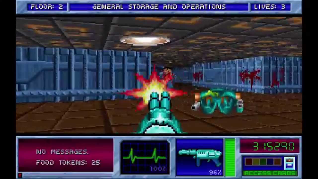 Blake Stone: Aliens of Gold - Episode 2: Floating Fortress - Floor 2 ...