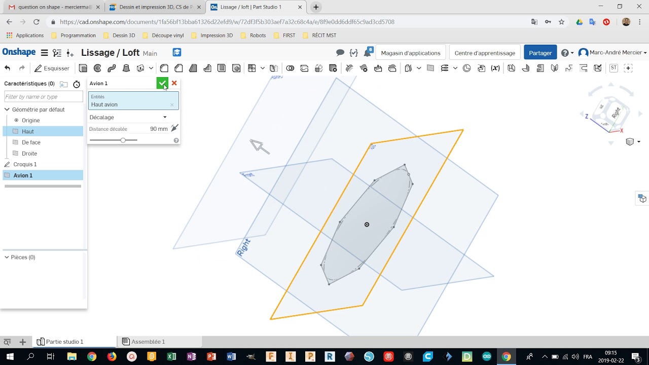 Fonction lissage-loft Onshape - YouTube