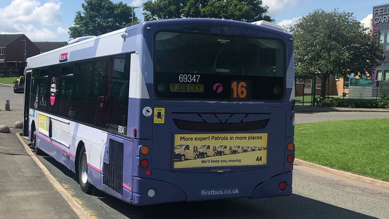 *weird sounding beast* first Leeds Volvo B7RLE Wright eclipse urban ...