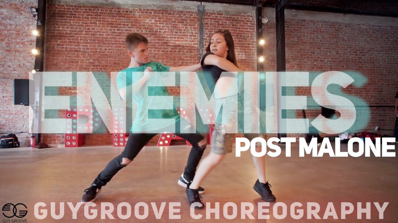 Enemies @PostMalone ft @DaBaby | @GuyGroove Choreography - YouTube