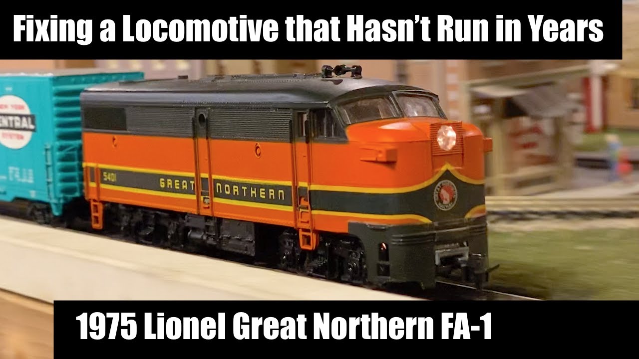 Zinc Rotted 1975 Lionel FA-1 Locomotive - Can We Make It Run Again ...