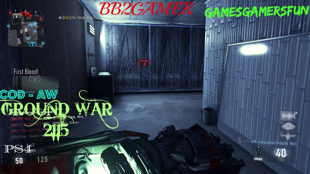 COD Advanced Warfare PS4 - KF5 Ground War 2115 - YouTube