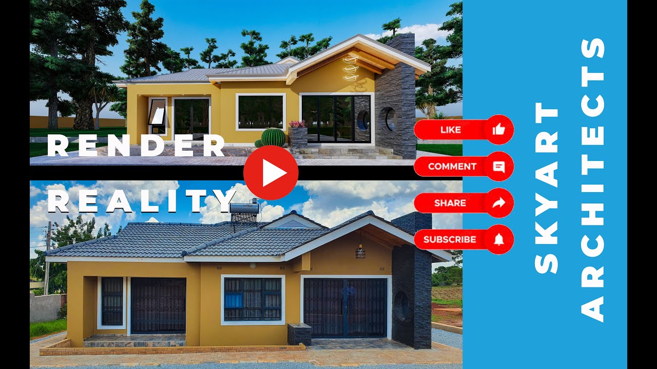 Render Versus Reality (Architectural Design Versus Constructed Building ...