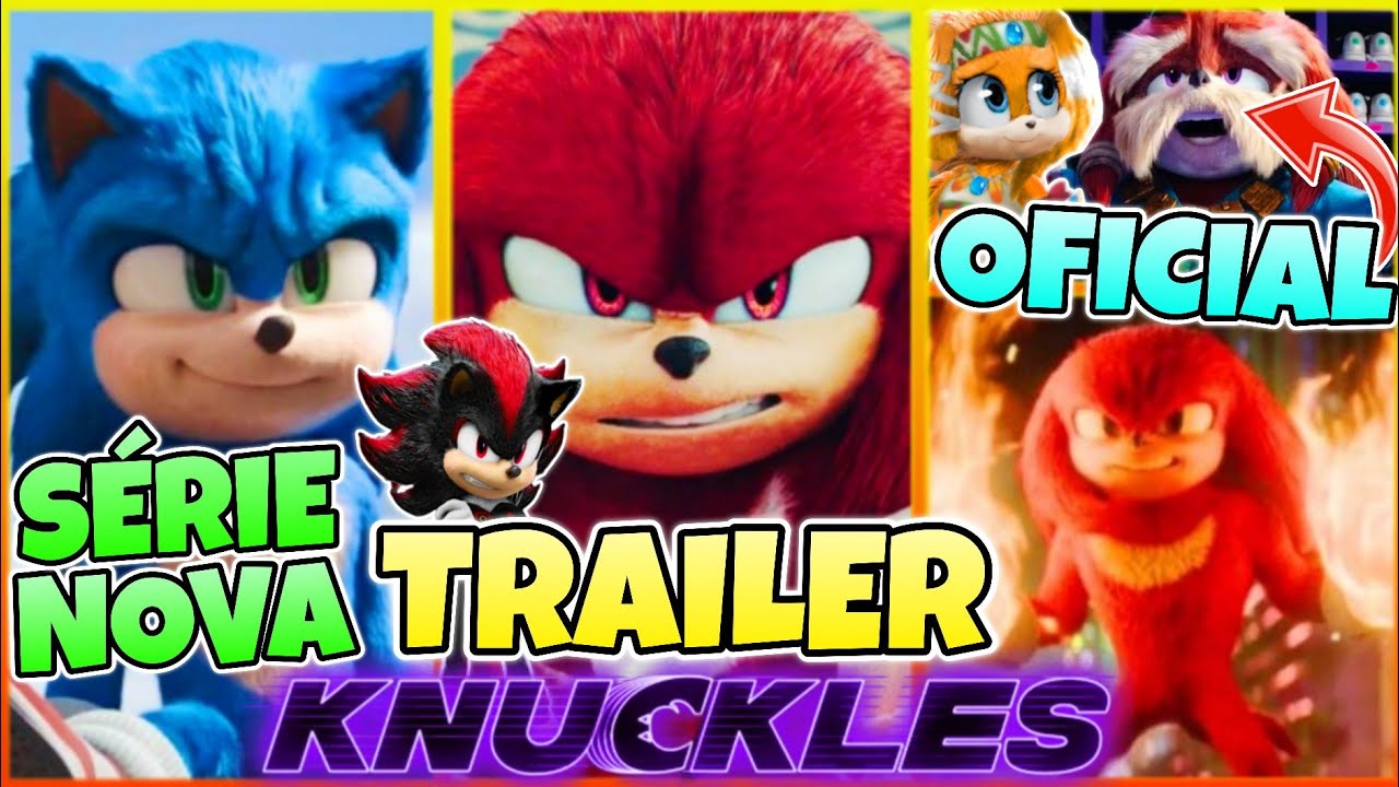 TUDO da NOVA SÉRIE do KNUCKLES! Análise TRAILER, Tikal, História, Data ...