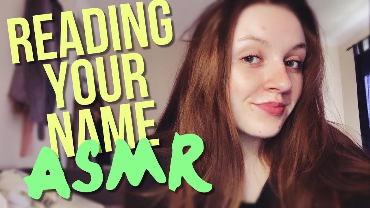 Reading YOUR name (subscriber names video with 200+ names) - ASMR - YouTube