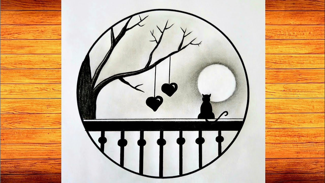 easy draw : cat _ drawing cat - YouTube