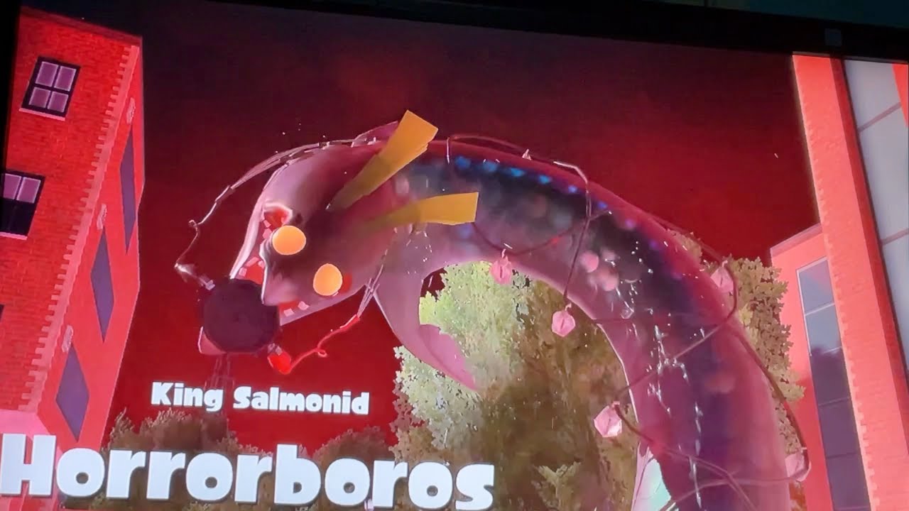Splatoon 3 horrorboros roar - YouTube
