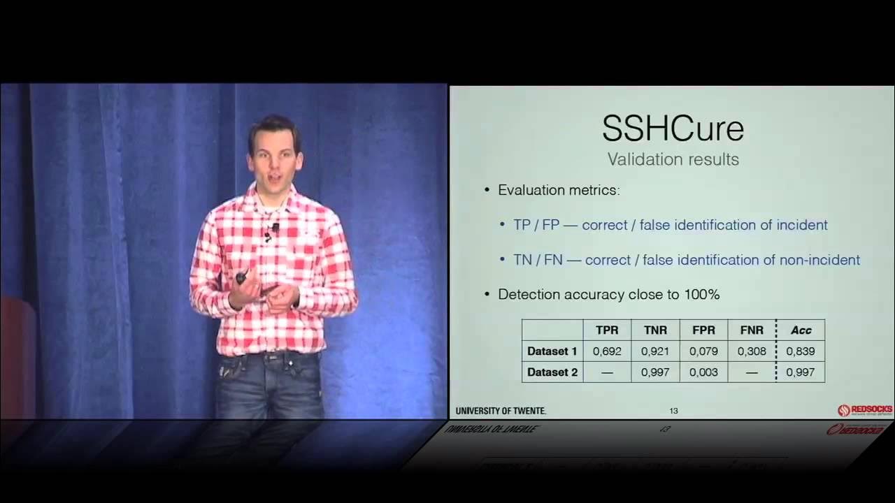 FloCon 2015: SSH Compromise Detection using NetFlow/IPFIX by Hofstede and Hendriks - YouTube