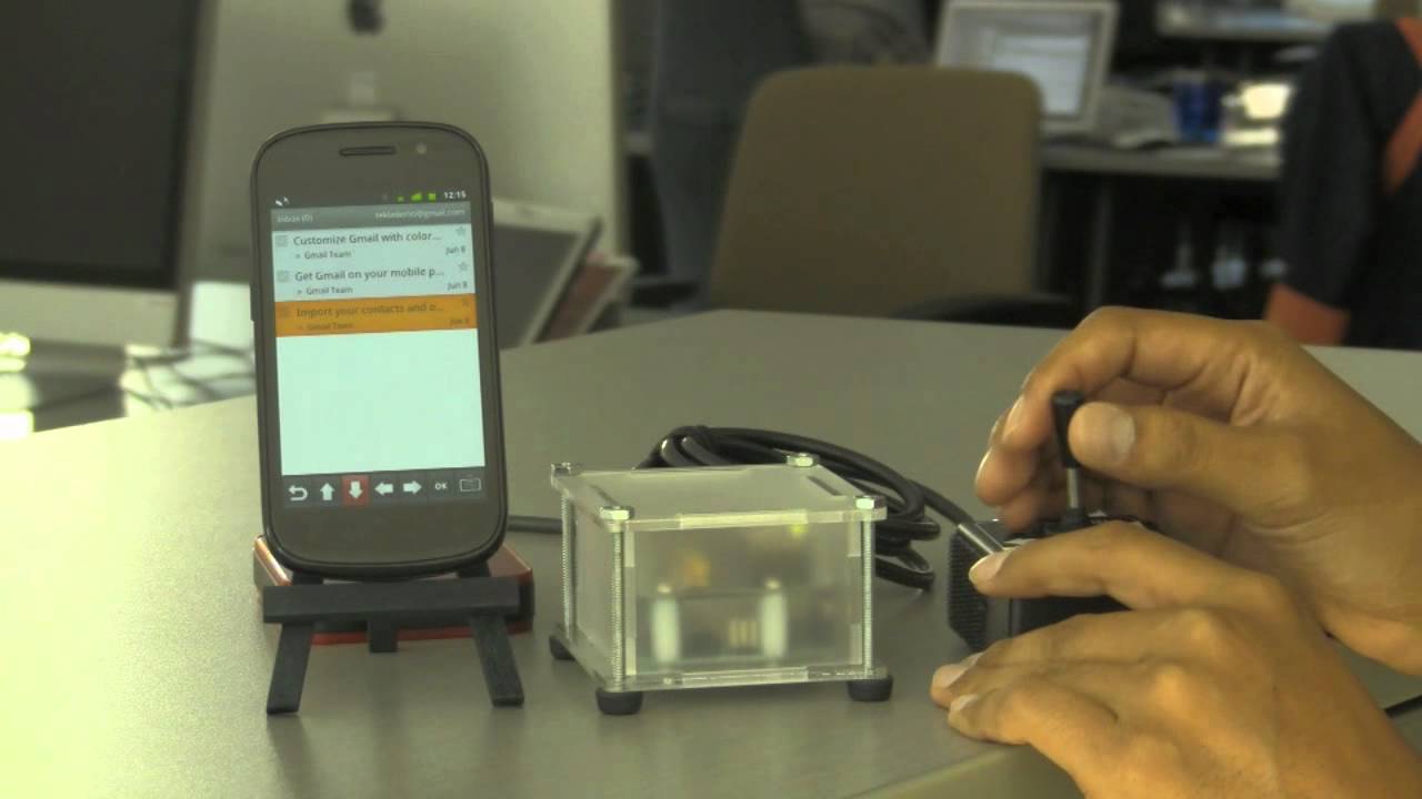 Tecla Access - Carolyn tries Tecla for the first time - YouTube