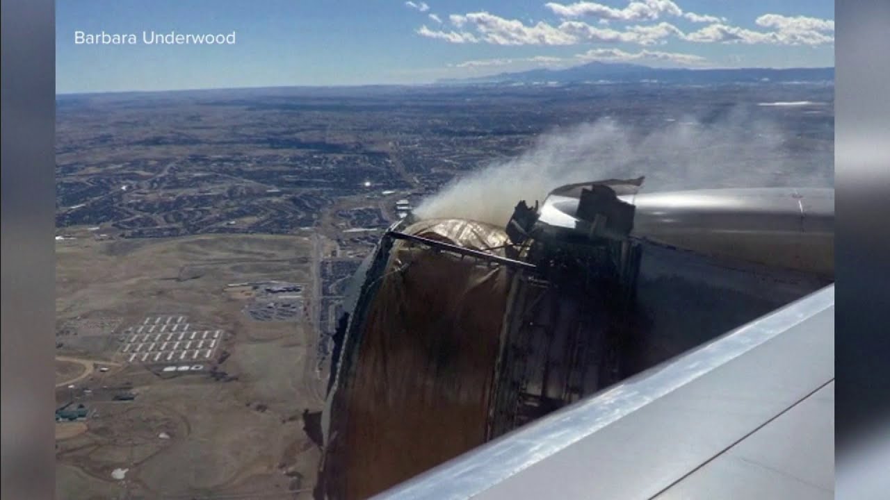 Plane engine failure causes debris to come down on Colorado town - YouTube