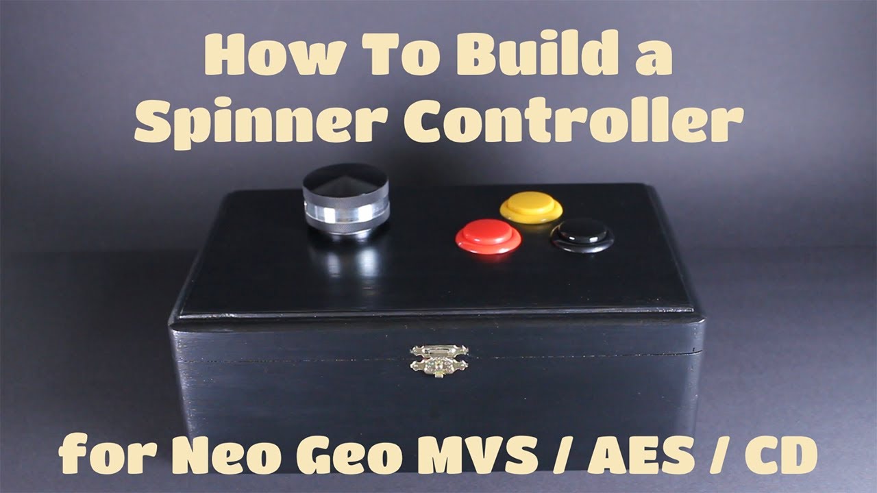 How To Build a Spinner Controller for Neo Geo MVS / AES / CD - YouTube