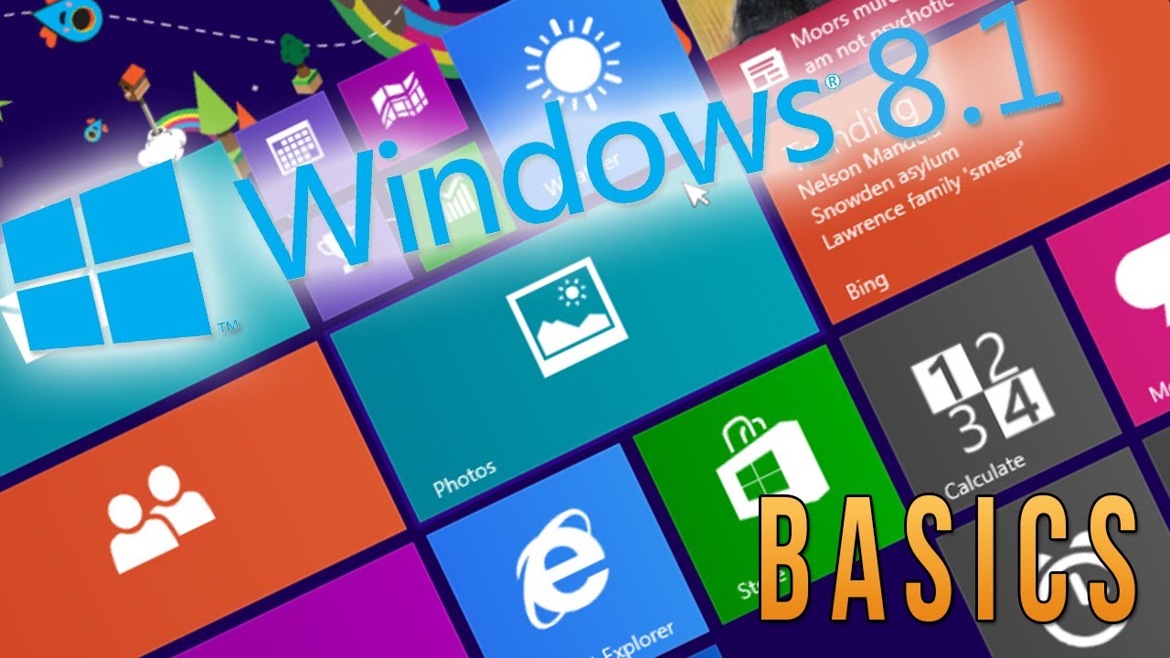 Windows 8.1 Basics - An Overview - YouTube