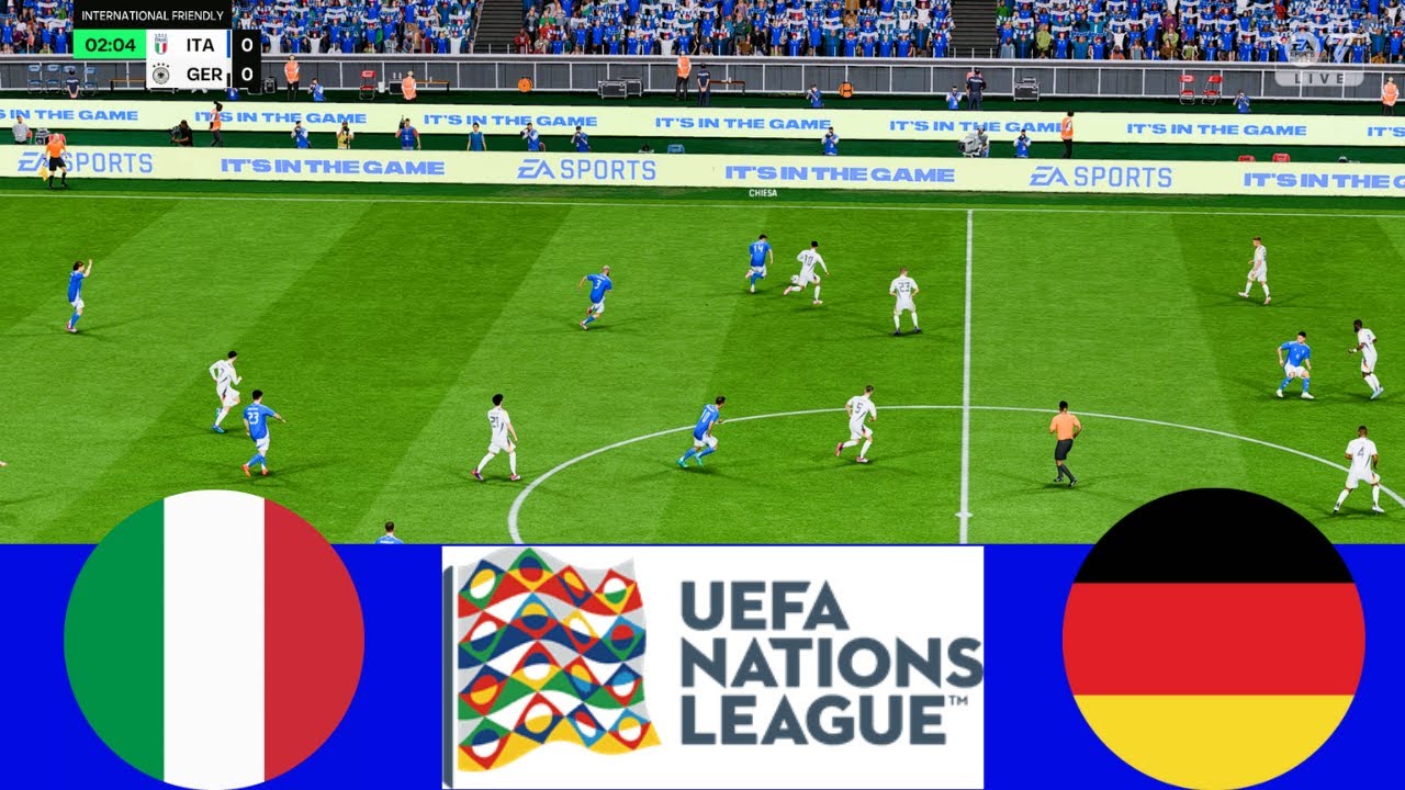 ITALY vs GERMANY - UEFA Nations League 2025 | Full Match All Goals | # ...