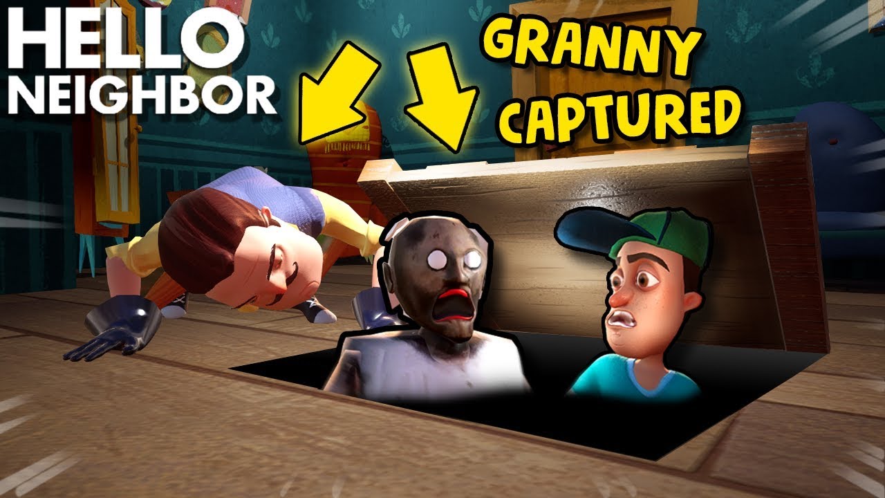 The Neighbor TRIES TO CAPTURE Me And Granny!!! (New Story) | Hello ...