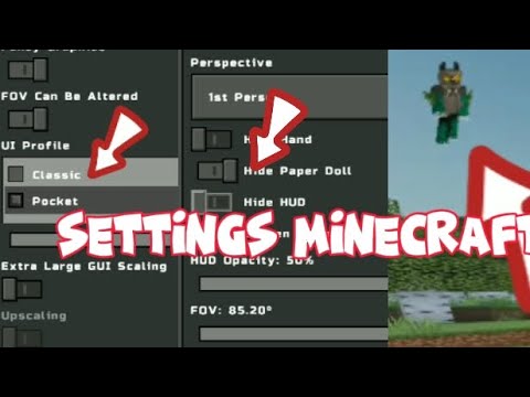 Settings ដែលចាំបាច់ក្នុងនៅក្នុង Minecraft Pe 1.20+ - YouTube