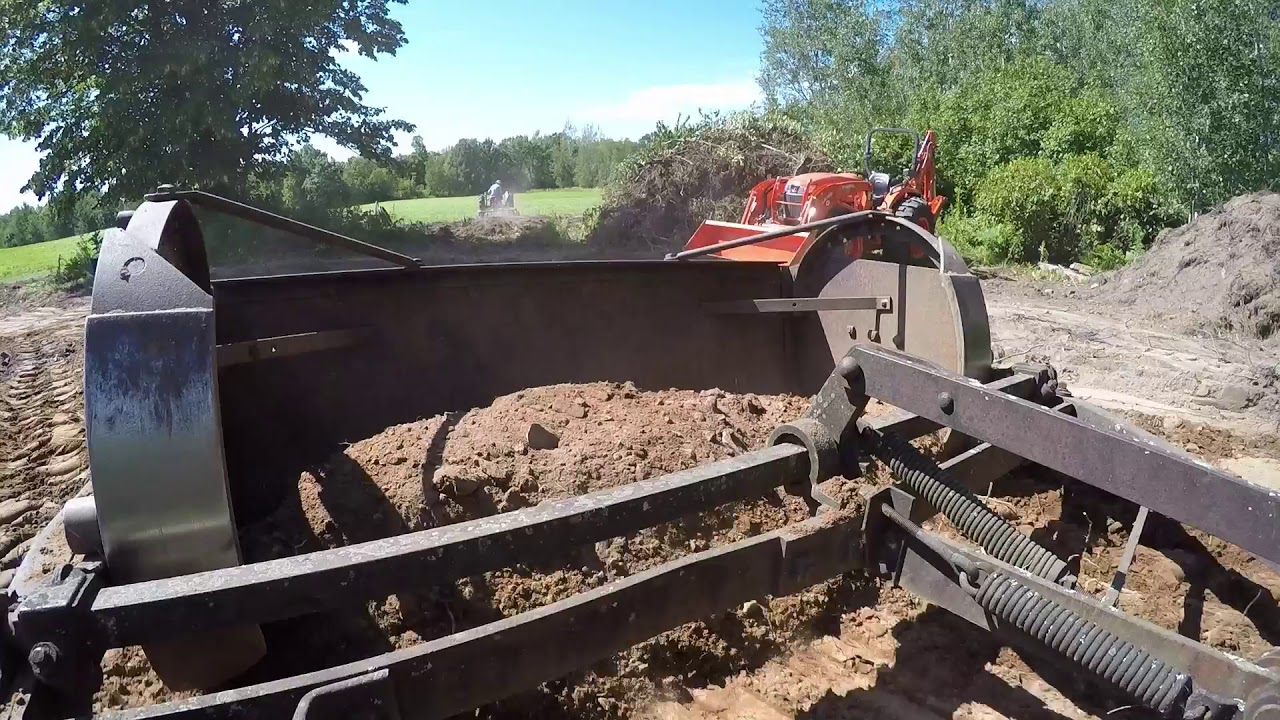 Farmall H Pulling Tumblebug Scraper - Field Land Clearing Project Part ...