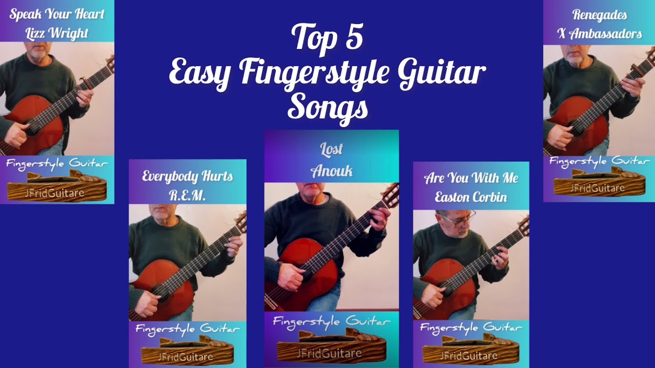 Top 5 (Easy Fingerstyle Songs Guitar) - YouTube