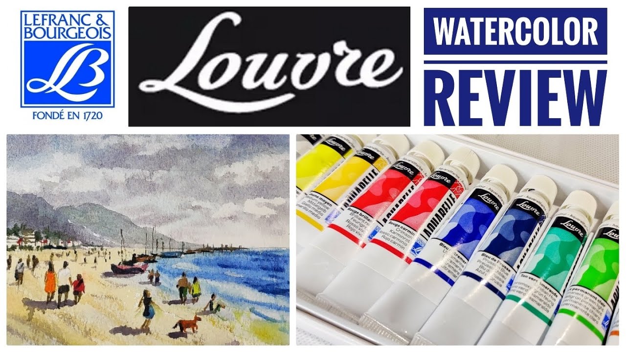 Louvre Aquarelle by Lefranc Bourgeois Paris Review : How good is it ...