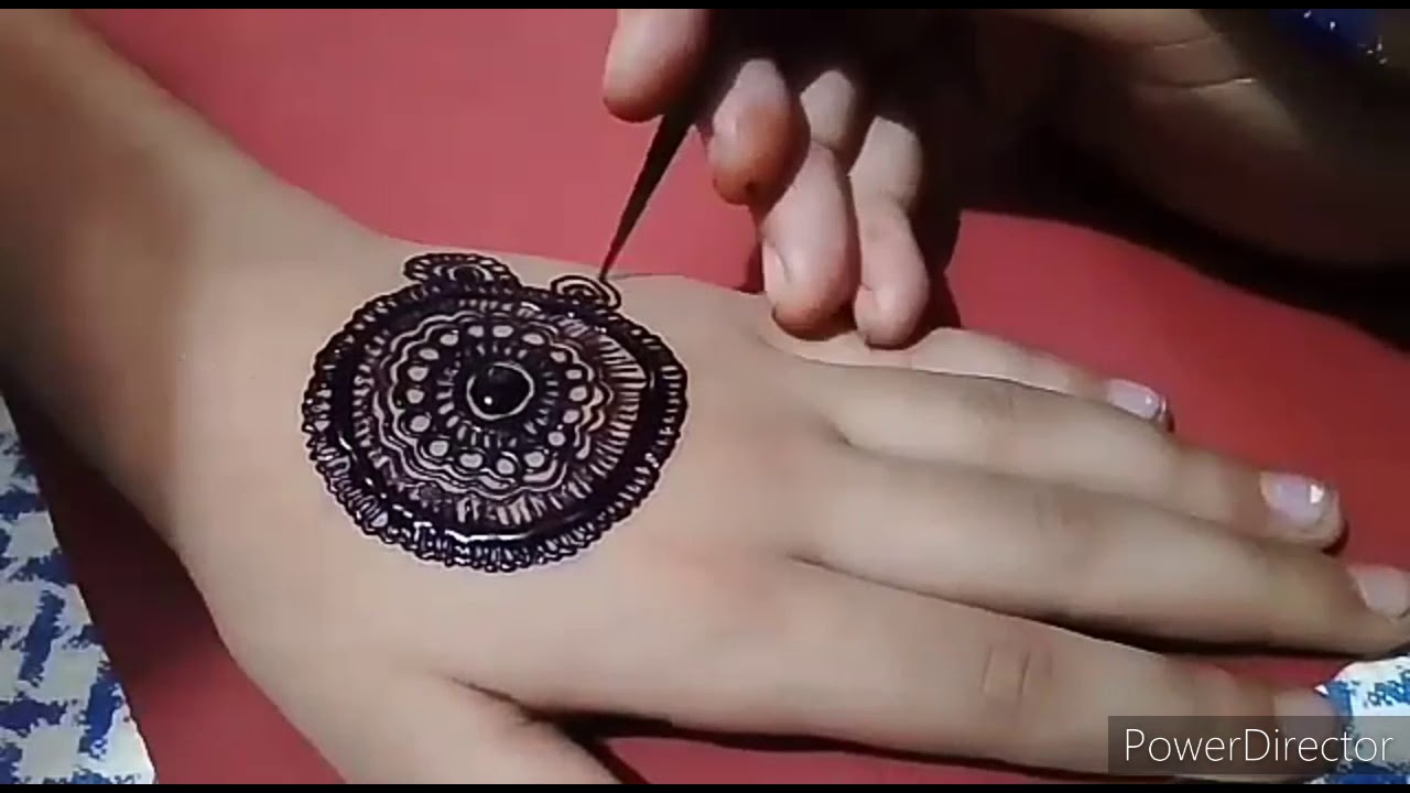 Beautiful Tikki Design For Beginners |Henna Tikki Design by Gul e Henna ...