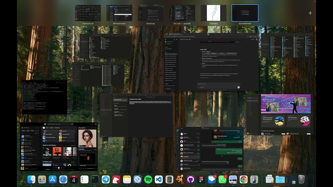 GPT creating a realtime spreadsheet using GoatDB's cheatsheet - YouTube