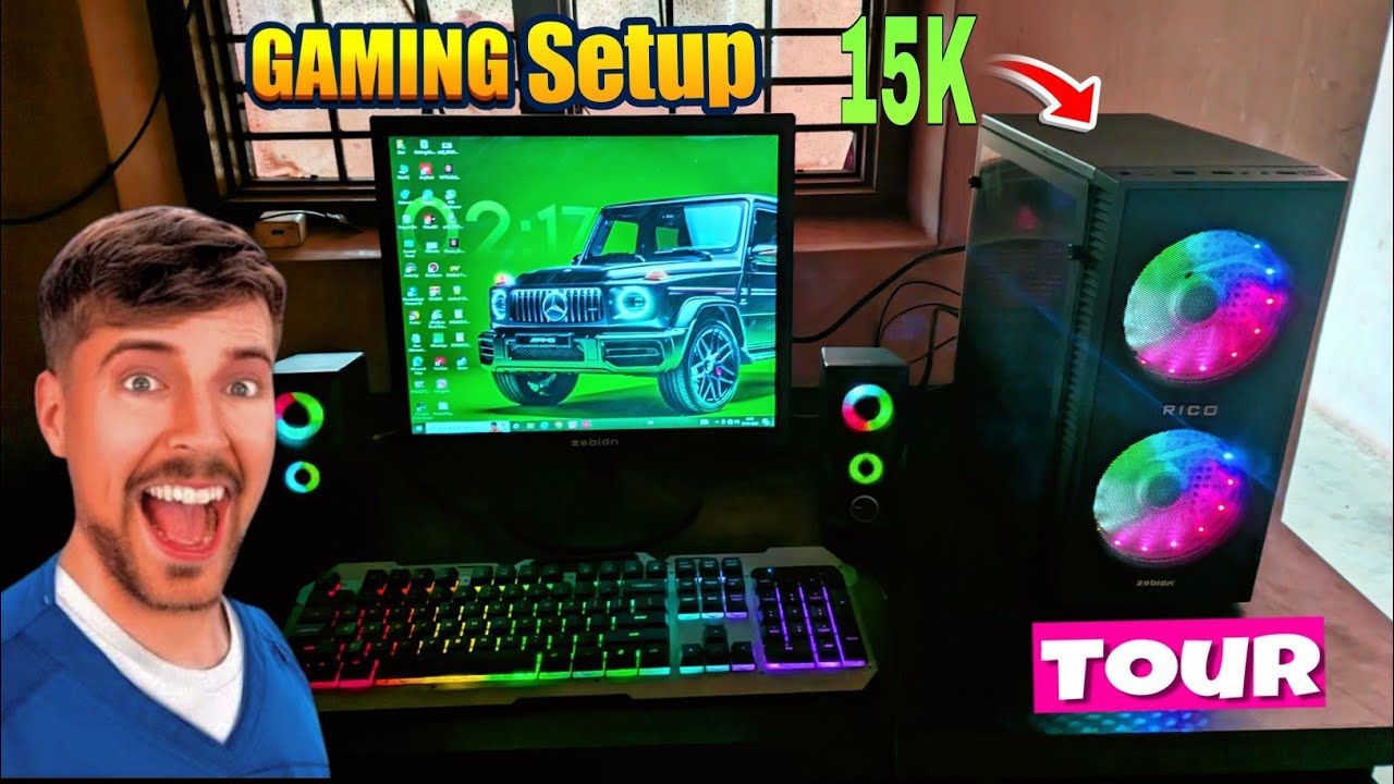My Gaming Pc Setup Roon | 15k gaming pc Build 🤫 | Gaming Pc Setup Tour ...