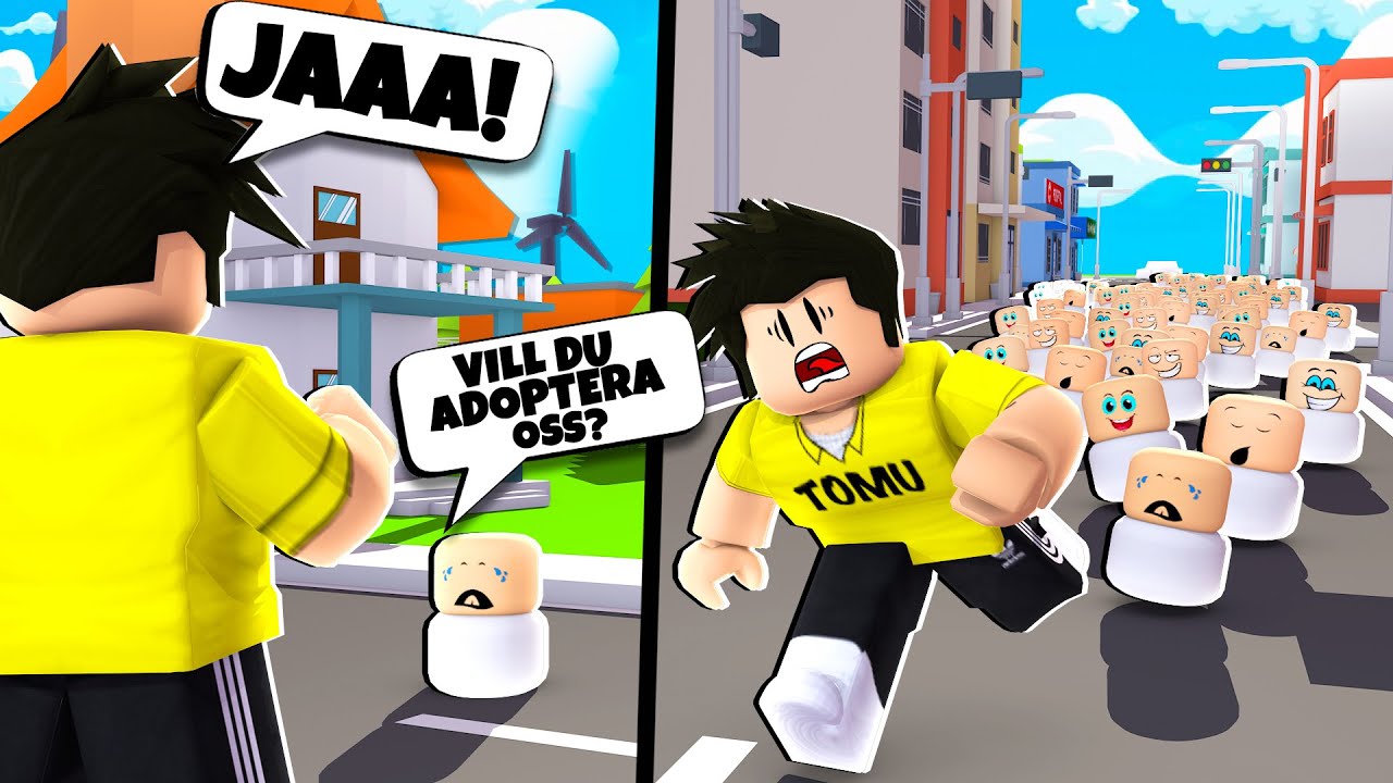 SKAFFAR FÖR MÅNGA BARN *ROBLOX ADOPT ME* - YouTube