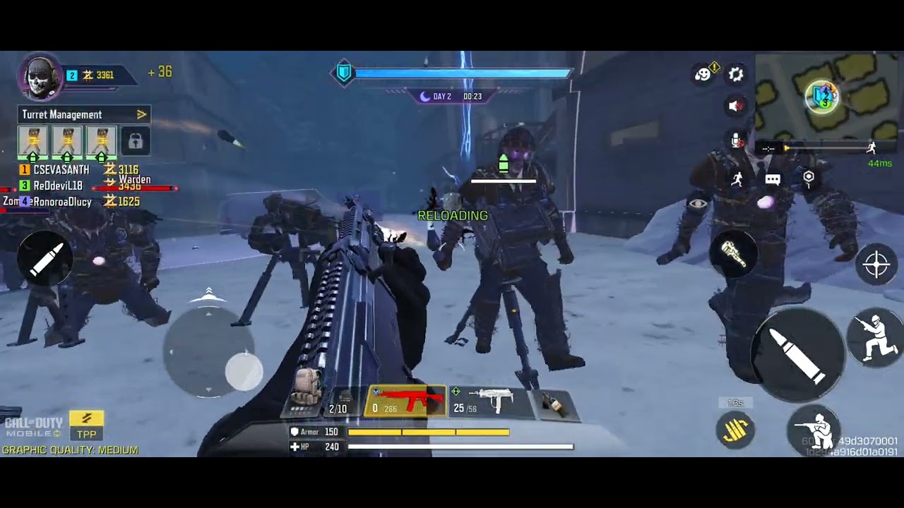 Gameplay of ### CODM Undead Siege - YouTube