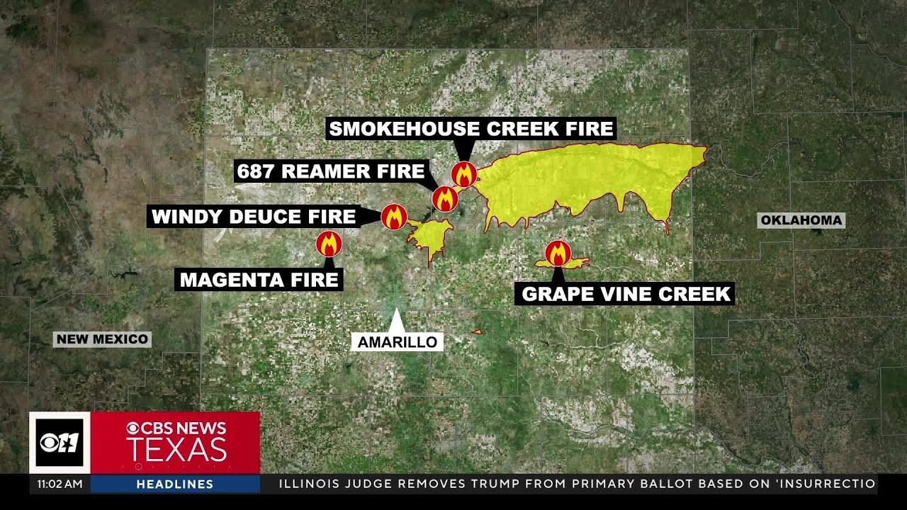 Smokehouse Creek wildfire becomes largest in Texas history - YouTube