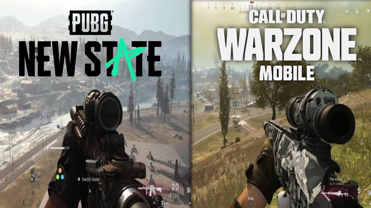 Call of Duty Warzone Mobile VS New State Mobile Comparison Gameplay ...