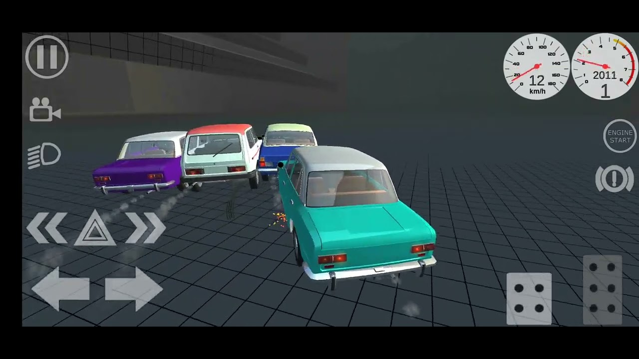 demolition derby in simple car crash (1) - YouTube