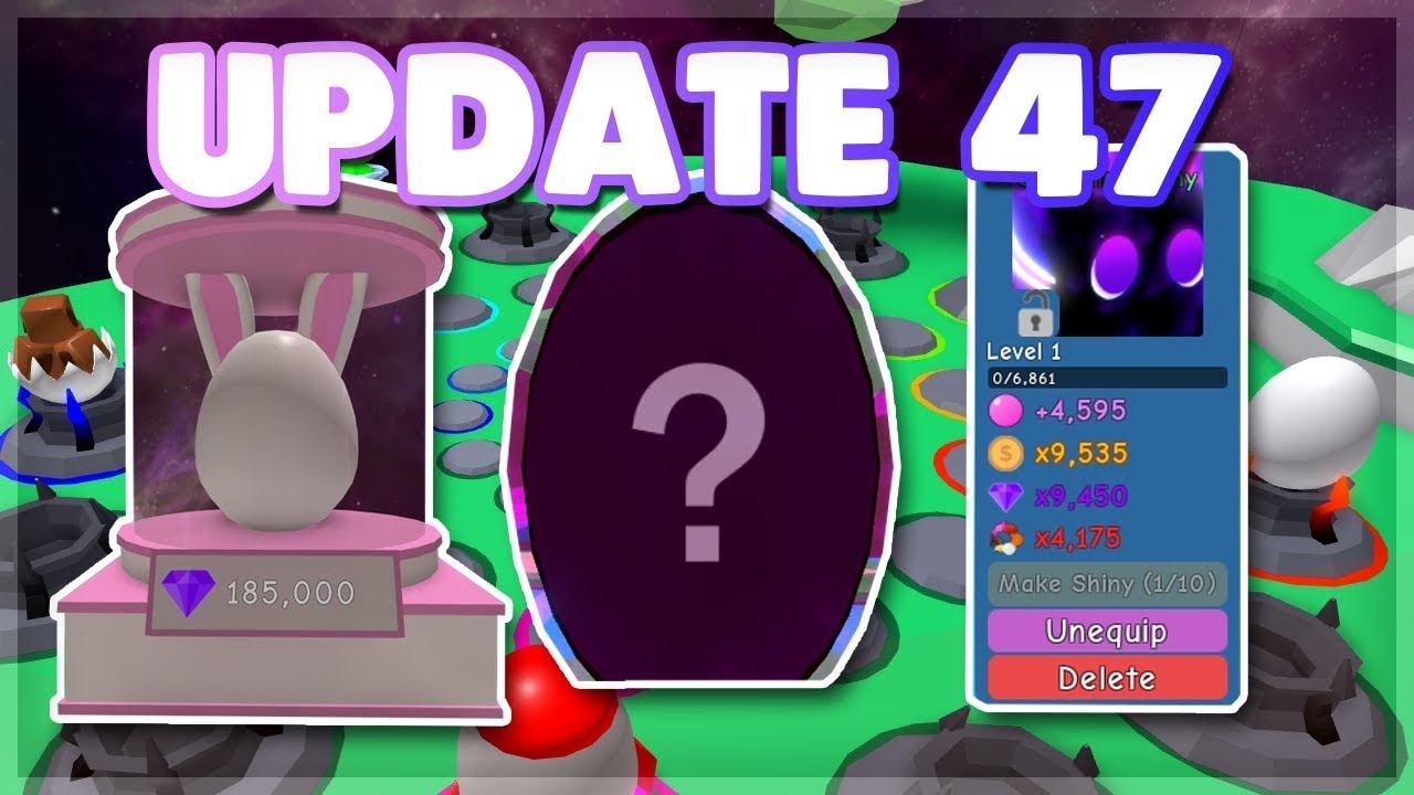 🚨Update47🚨 *NEW* & Hatching The Rarest Legendary "GALACTIC BUNNY ...