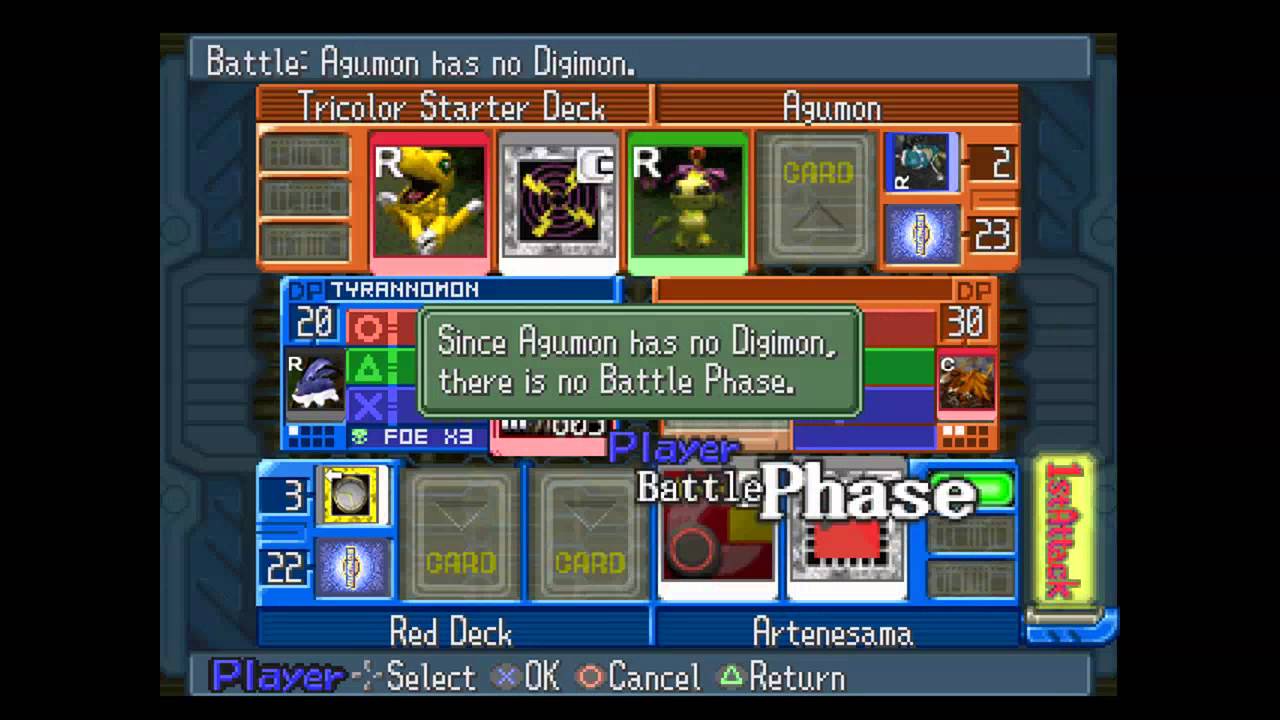 Digimon Digital Card Battle Gameplay - YouTube
