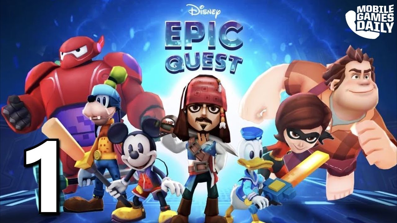 DISNEY EPIC QUEST - Gameplay Walkthrough Part 1 (iOS Android) - YouTube