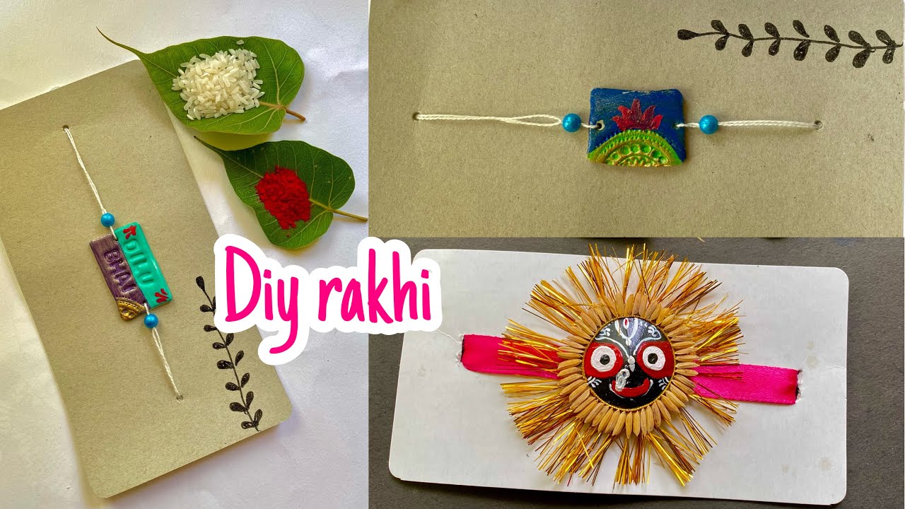 diy rakhi at home | how to make rakhi at home easy and beautiful ...