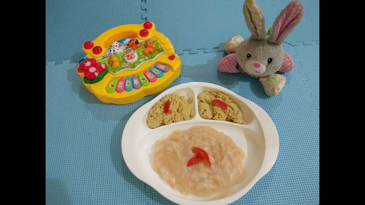 Menu Mpasi 4 Bintang Double ProHe #6 Bubur Nasi Gadon - YouTube