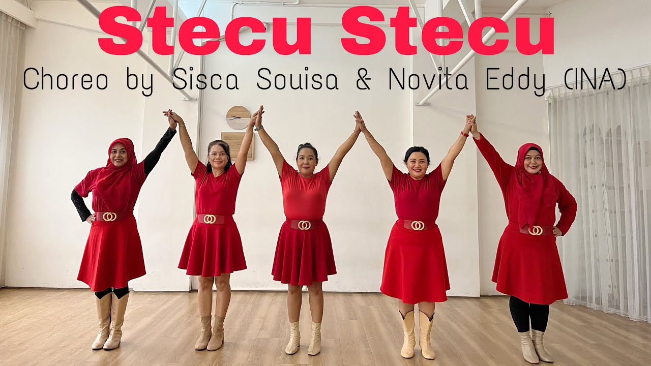 Stecu Stecu Line dance / Choreo by Sisca Souisa & Novita Eddy ( INA ...