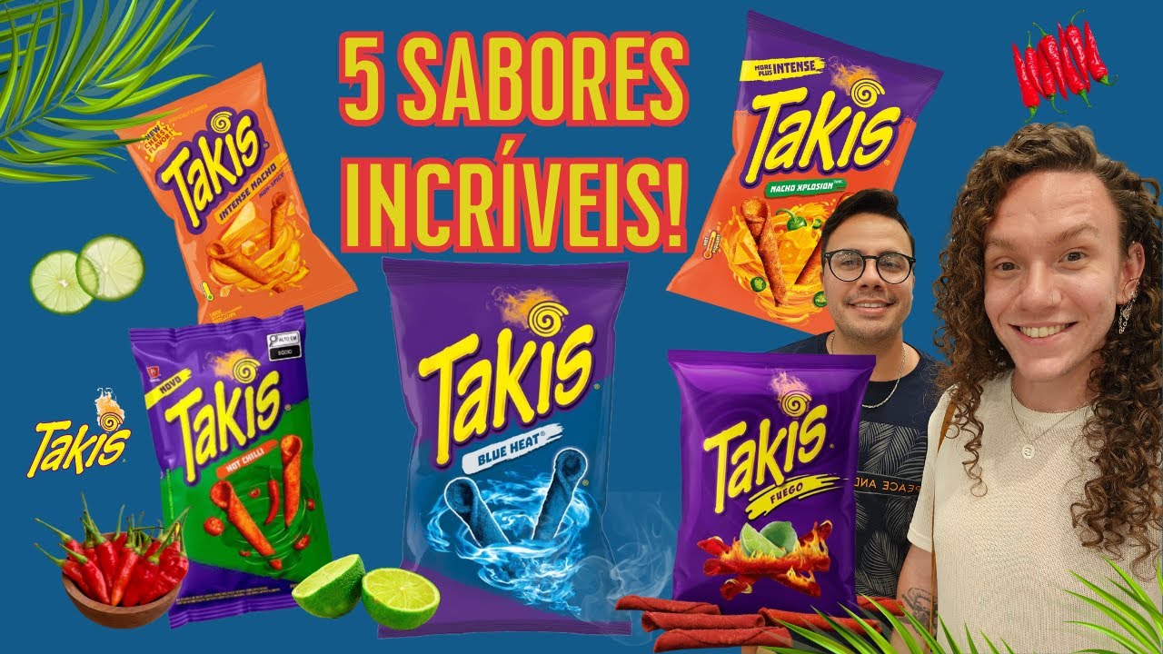 Provamos TODOS os TAKIS NOVOS Nacho! Vale a pena? - YouTube