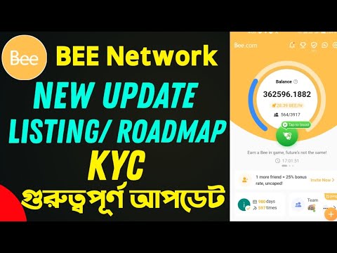 Bee Network Listing Roadmap New Update।। Bee Network New Update - YouTube