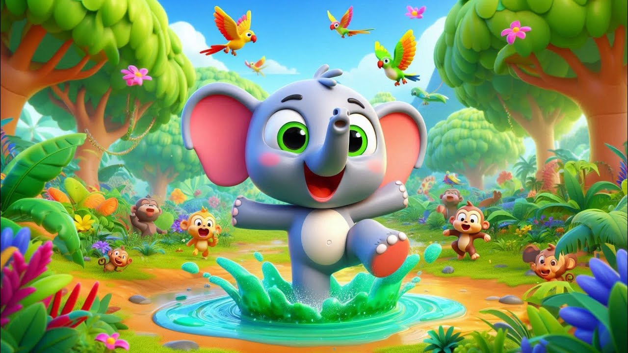 The Big Elephant Stomp | Nursery Rhymes & Kids Songs | Baby Songs - YouTube