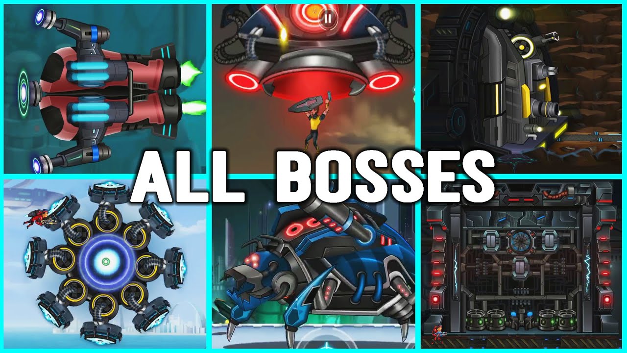 Alpha Guns 2 - All Bosses Of Mission (3-1 To 3-5) - YouTube