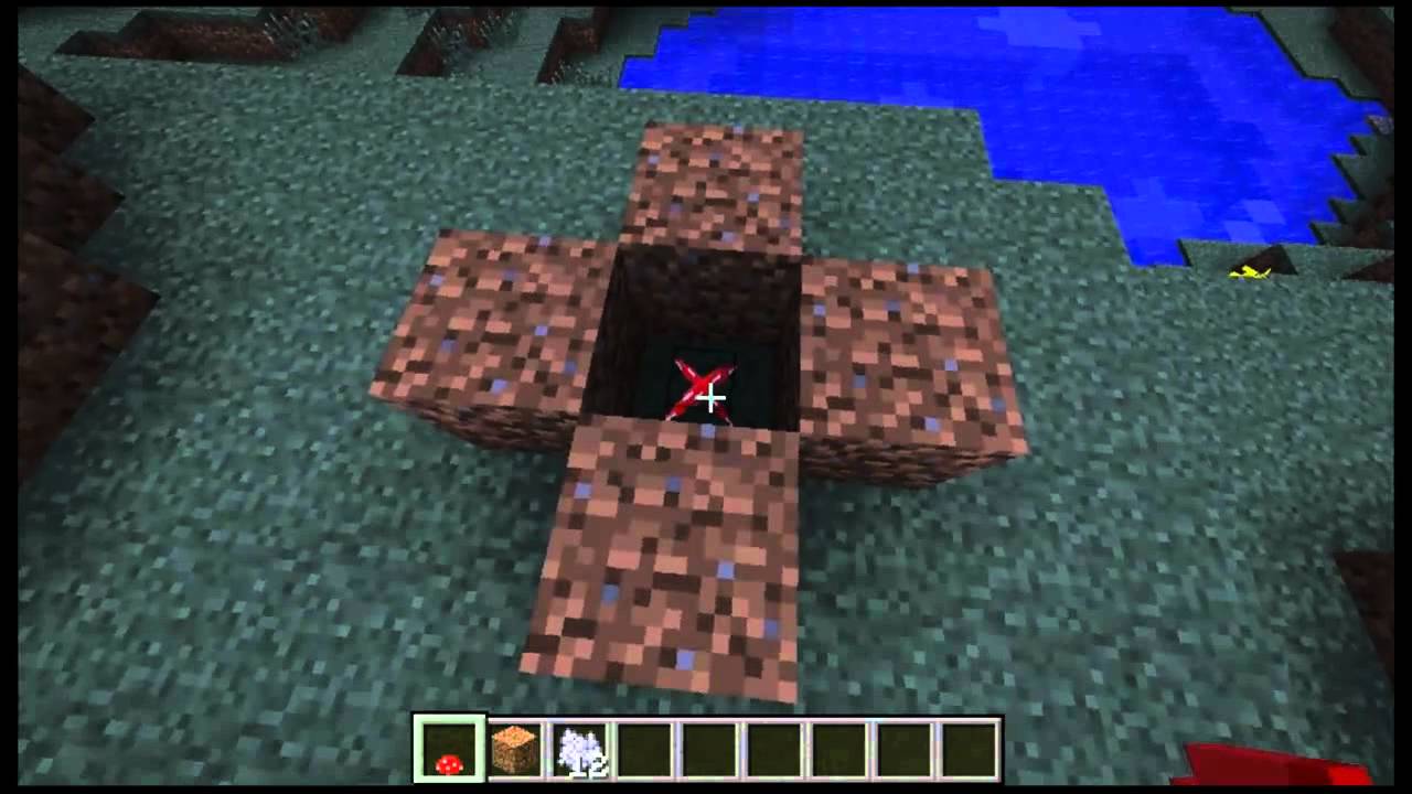 Minecraft: Como hacer un hongo gigante. - YouTube