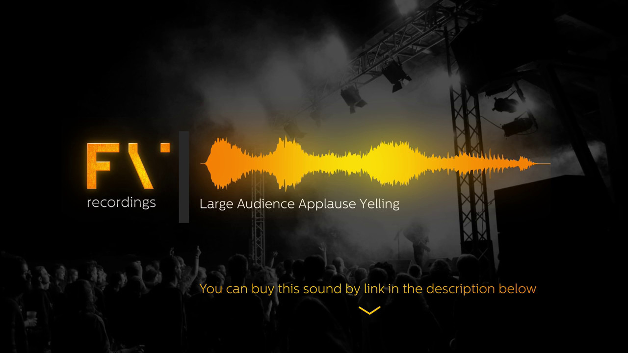 Large Audience Applause Yelling Sound Effect - YouTube