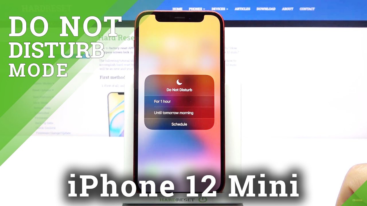 How to Activate Do Not Disturb Mode on iPhone 12 mini – Mute ...