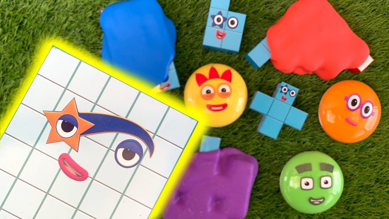 Cleaning Slime for Numberblocks Puzzle Tetris Fun Number of 50 ...