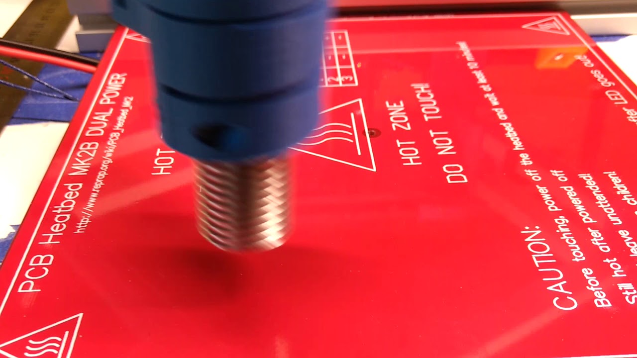 Speed test of the parallel scara arm - YouTube